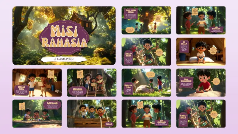 3D Kids Animation Story - PLR