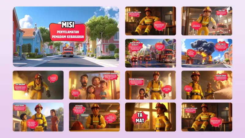 3D Kids Animation Story - PLR